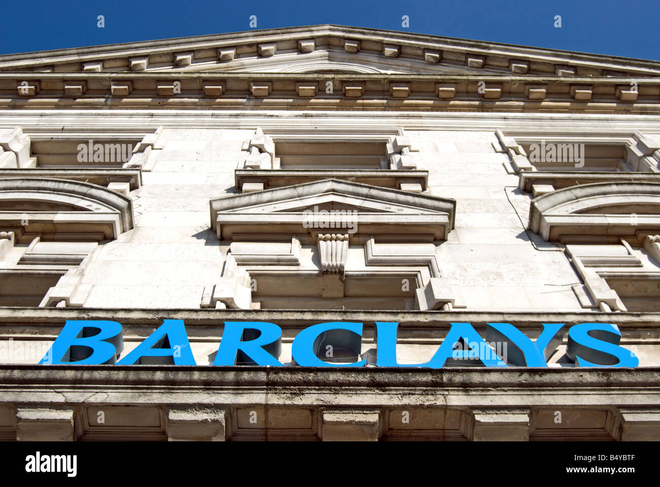 Barclays bank building london street hi-res stock photography and ...