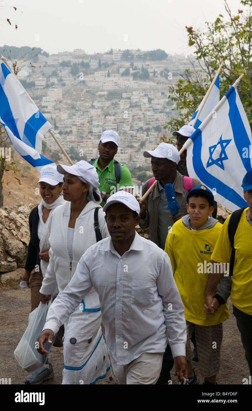 Israel Jerusalem Guy Ben Hinom traditional yearly Jerusalem Walk group ...