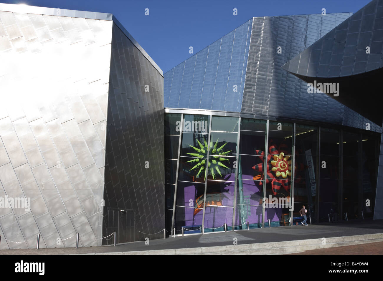 Sunlight Reflects off the Stainless Steel Cladding on The Lowry Inside ...