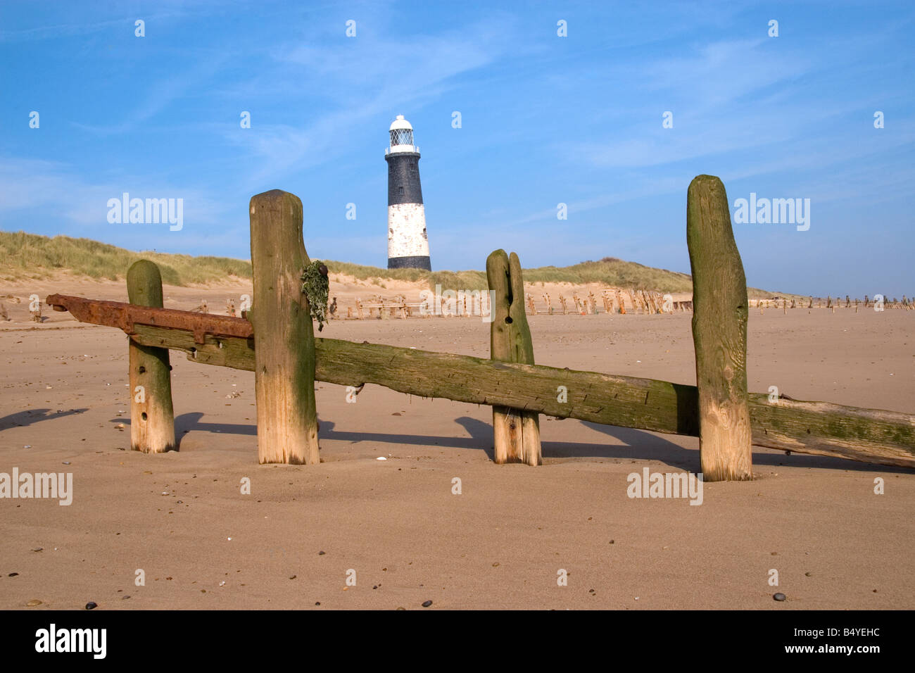 Spurn Point Lighthouse Stock Photo - Alamy