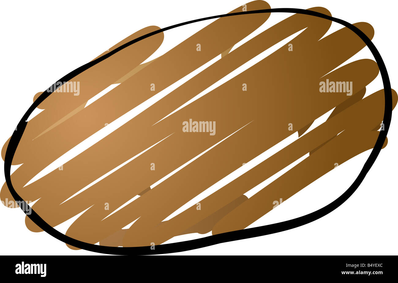 Sketch of a potato Hand drawn lineart look illustration Stock Photo - Alamy