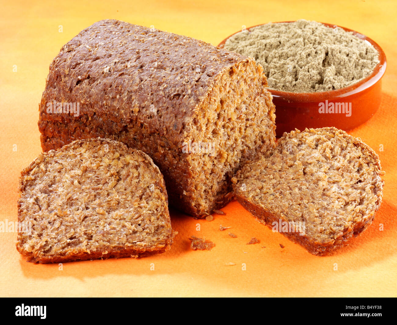 HEMP BREAD AND FLOUR Stock Photo - Alamy