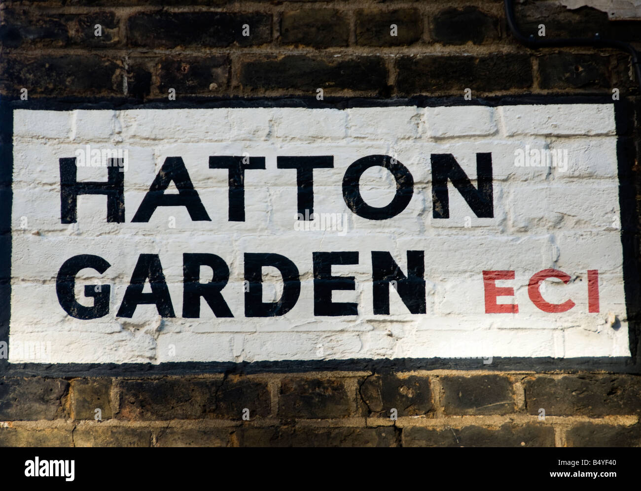 Hatton Garden in London Stock Photo - Alamy