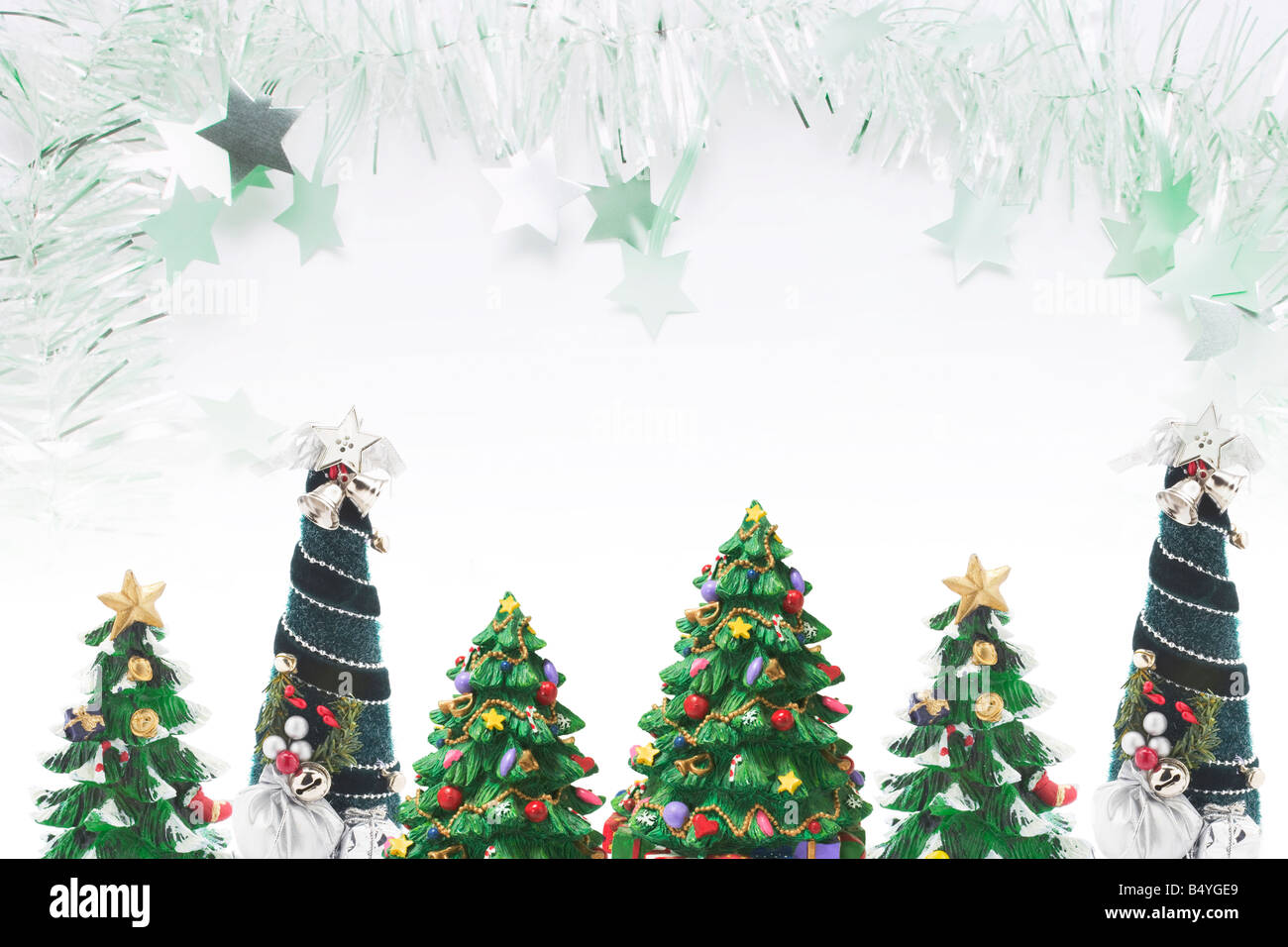 Tinsel trees hi-res stock photography and images - Alamy