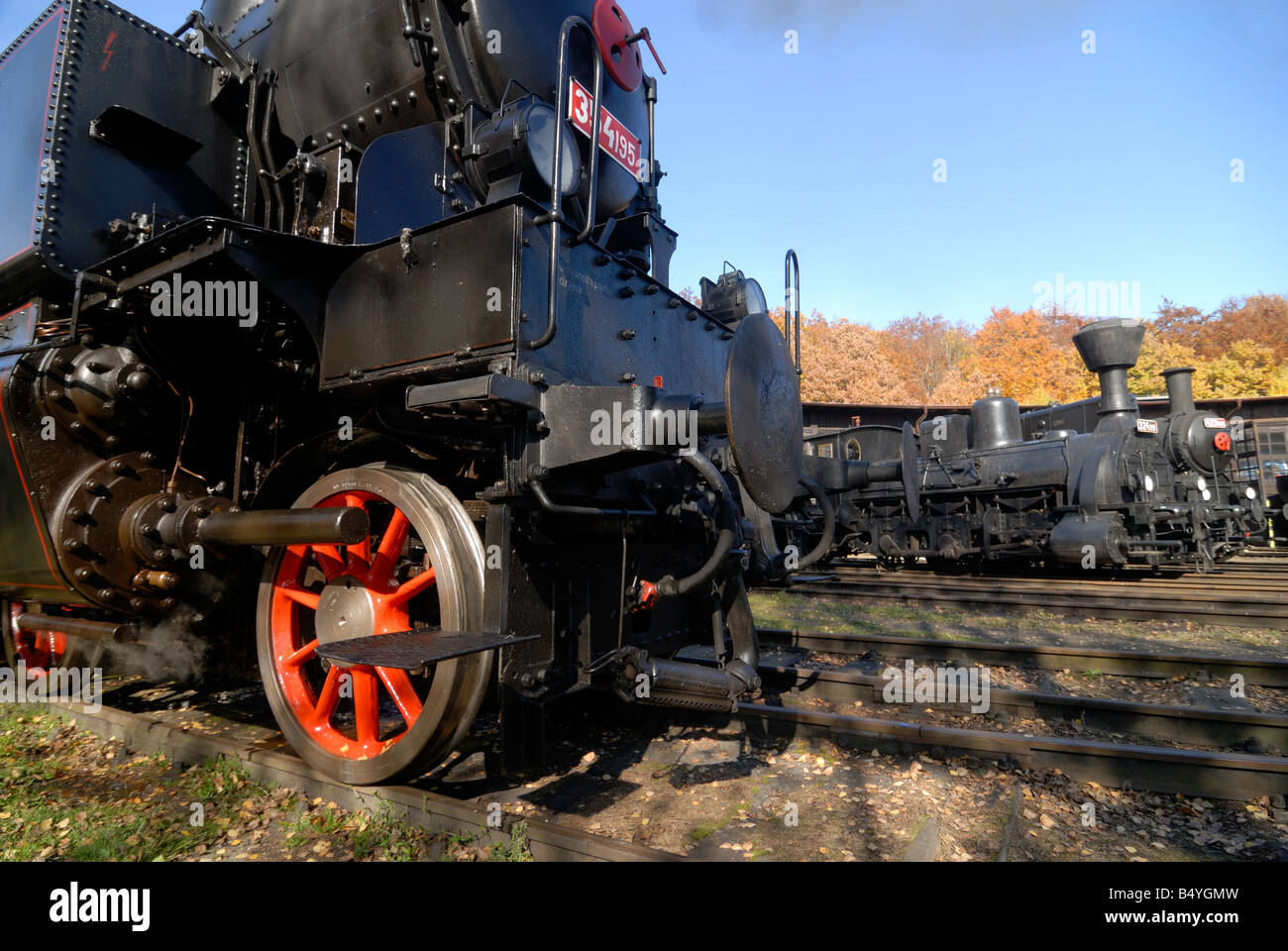 Steam Locomotive coal tank engine railway Stock Photo - Alamy