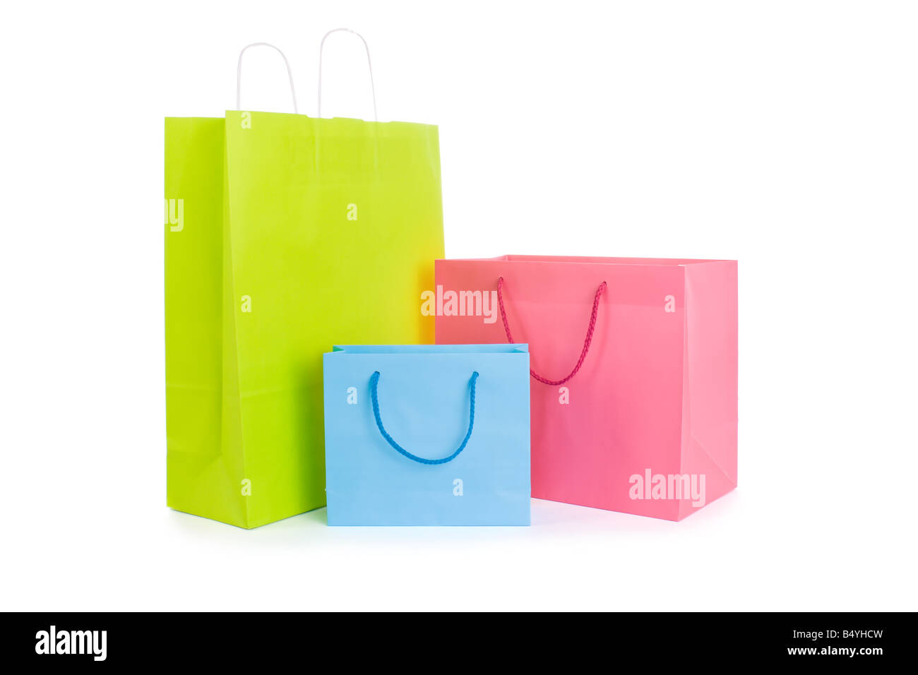 Set of various shopping bags isolated on white Stock Photo - Alamy