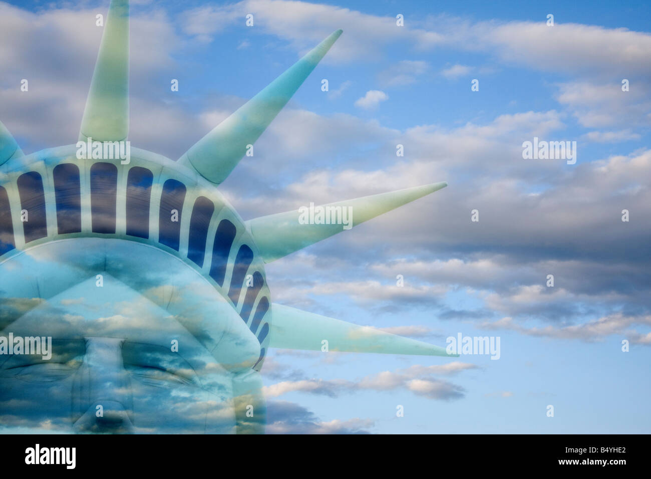 Inflatable statue of liberty hi-res stock photography and images - Alamy