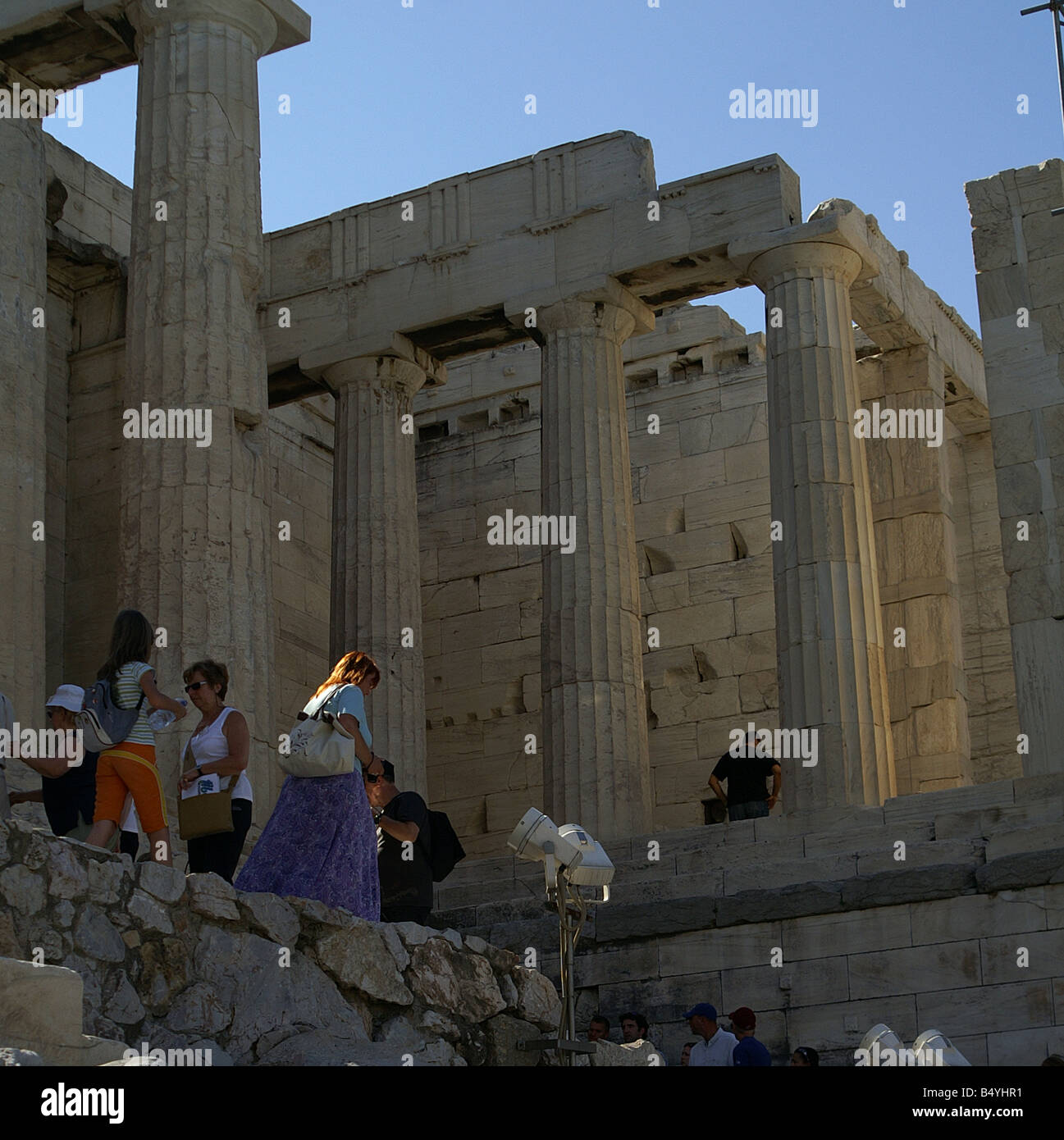 Propylaeum, Gateway to the Acropolis Stock Photo - Alamy