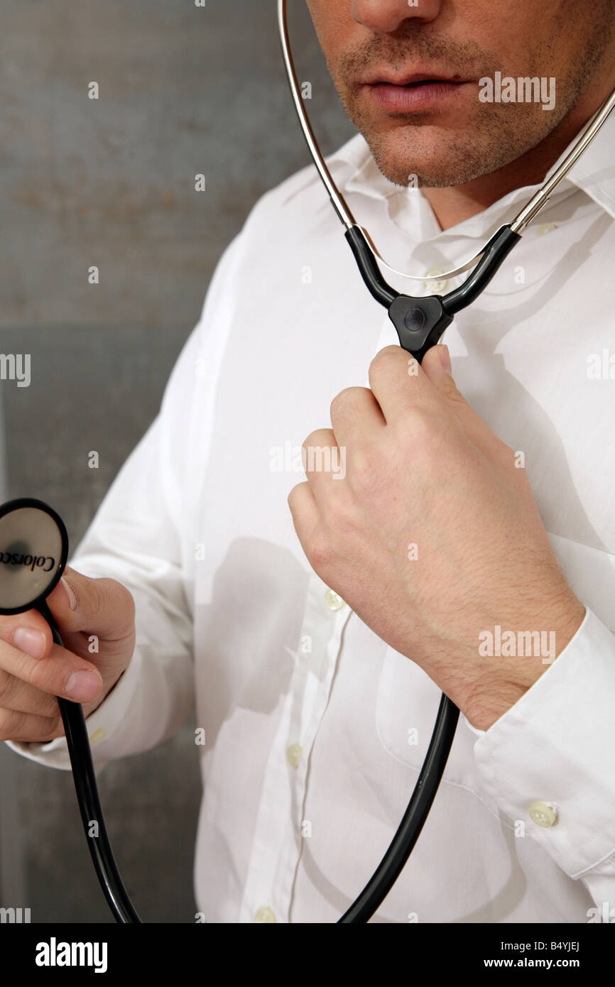 doctor with stethoscope Stock Photo - Alamy