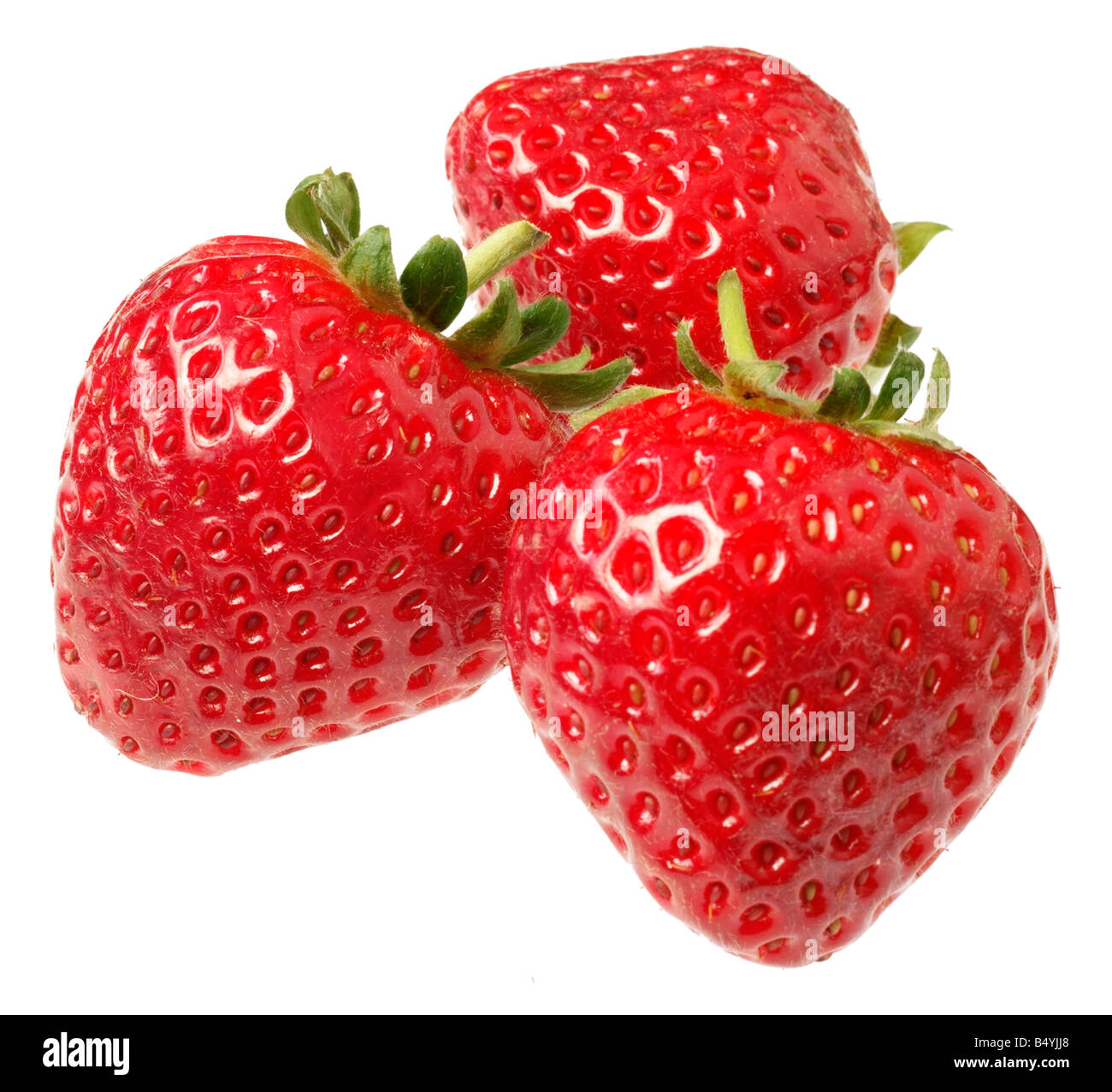 THREE STRAWBERRIES CUT OUT Stock Photo - Alamy