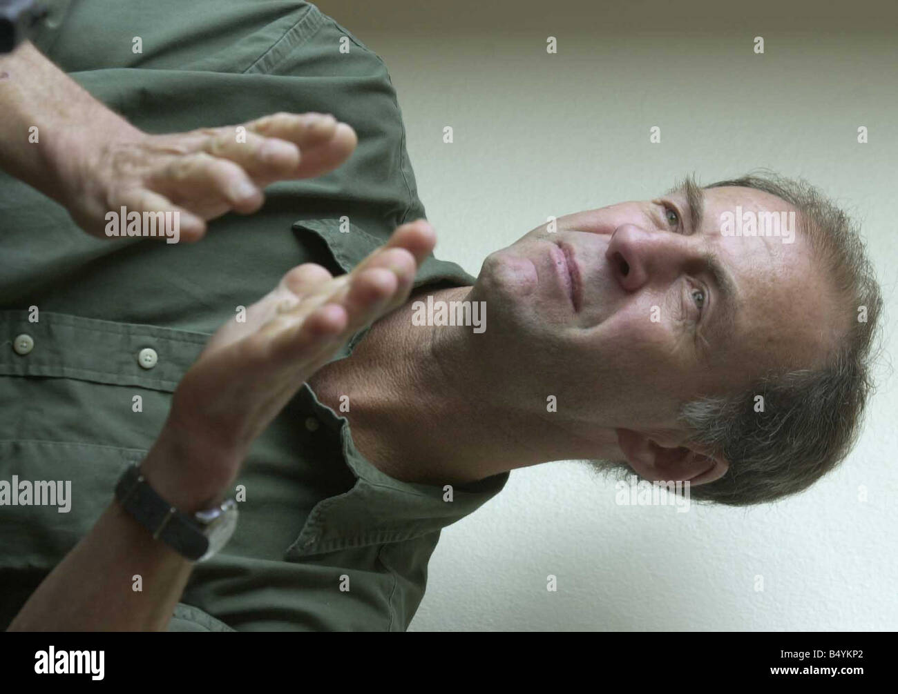 Sir Ranulph Fiennes October 2001 in London Stock Photo - Alamy