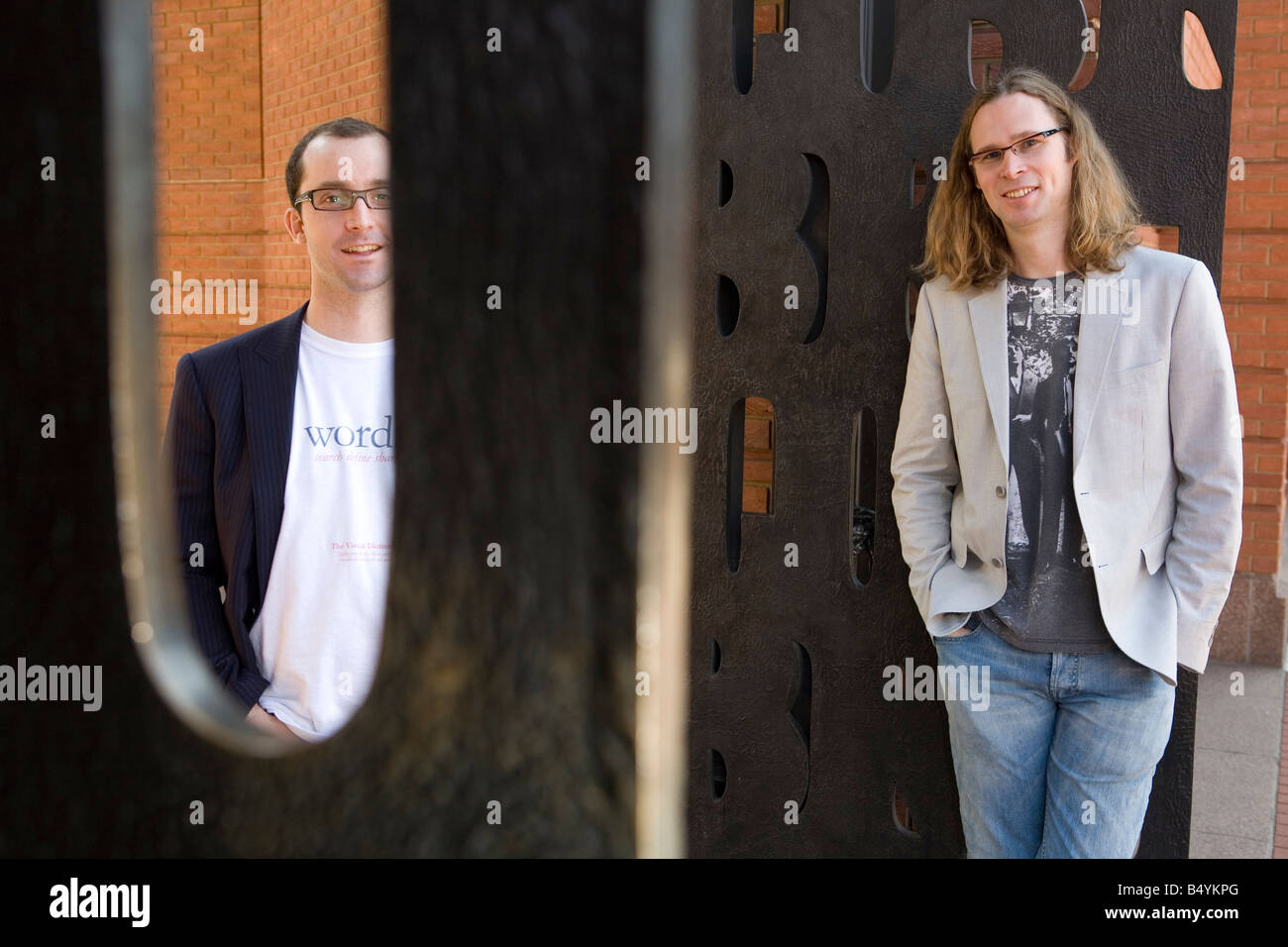 a portrait of Left Ed Baker Right Michael Birch co directors of Wordia ...