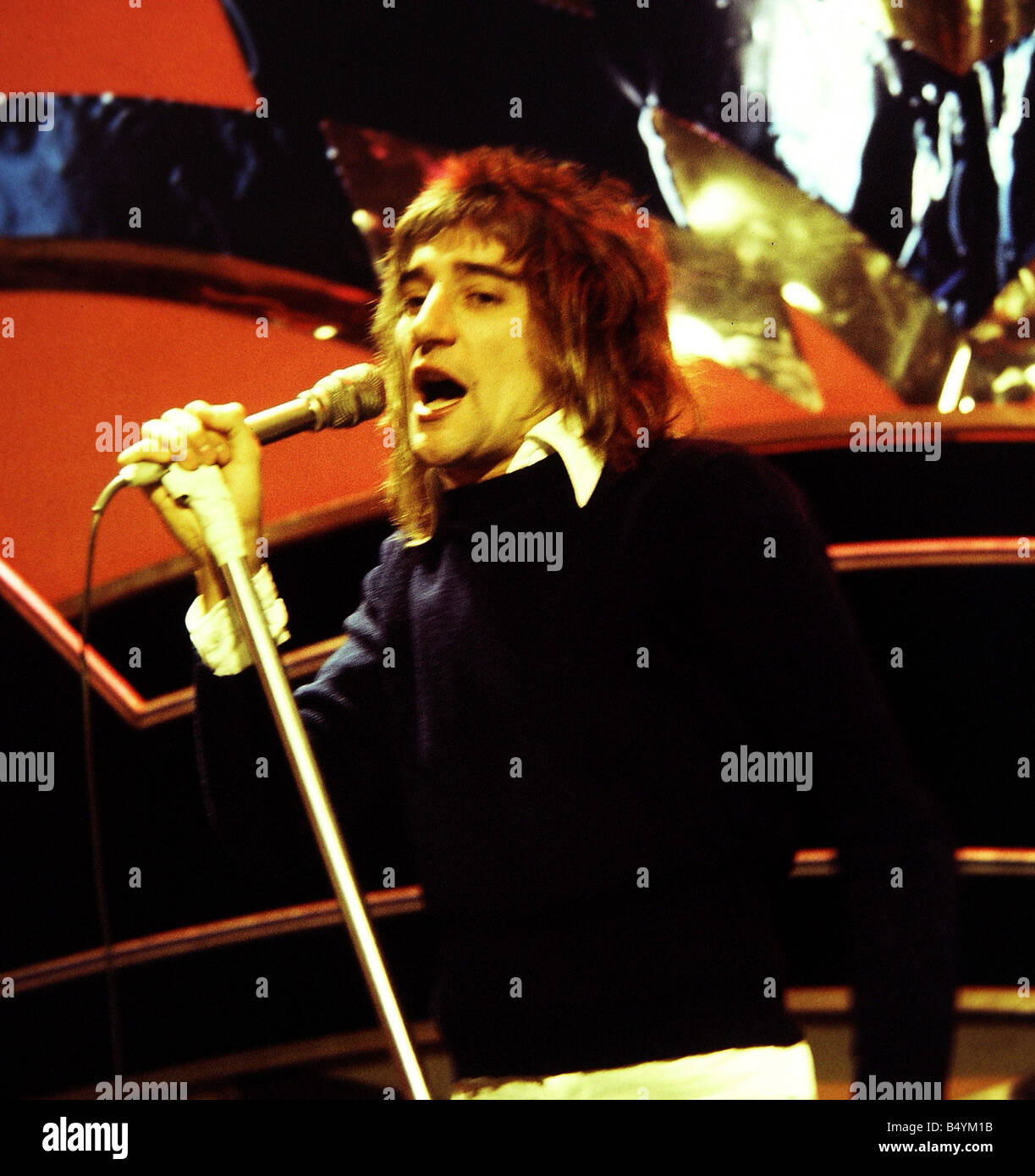 Rod Stewart Pop Star The Faces seen here in rehearsals at the White ...