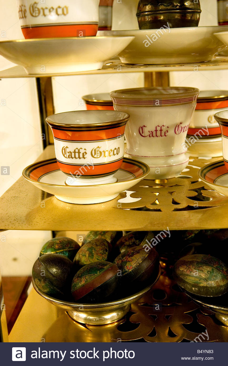 Antico Caffe Greco High Resolution Stock Photography and Images - Alamy