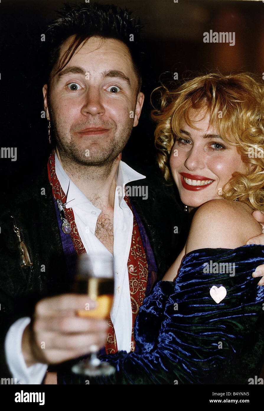 Nigel Kennedy Violin Player with girlfriend Brixie Smith Stock Photo ...