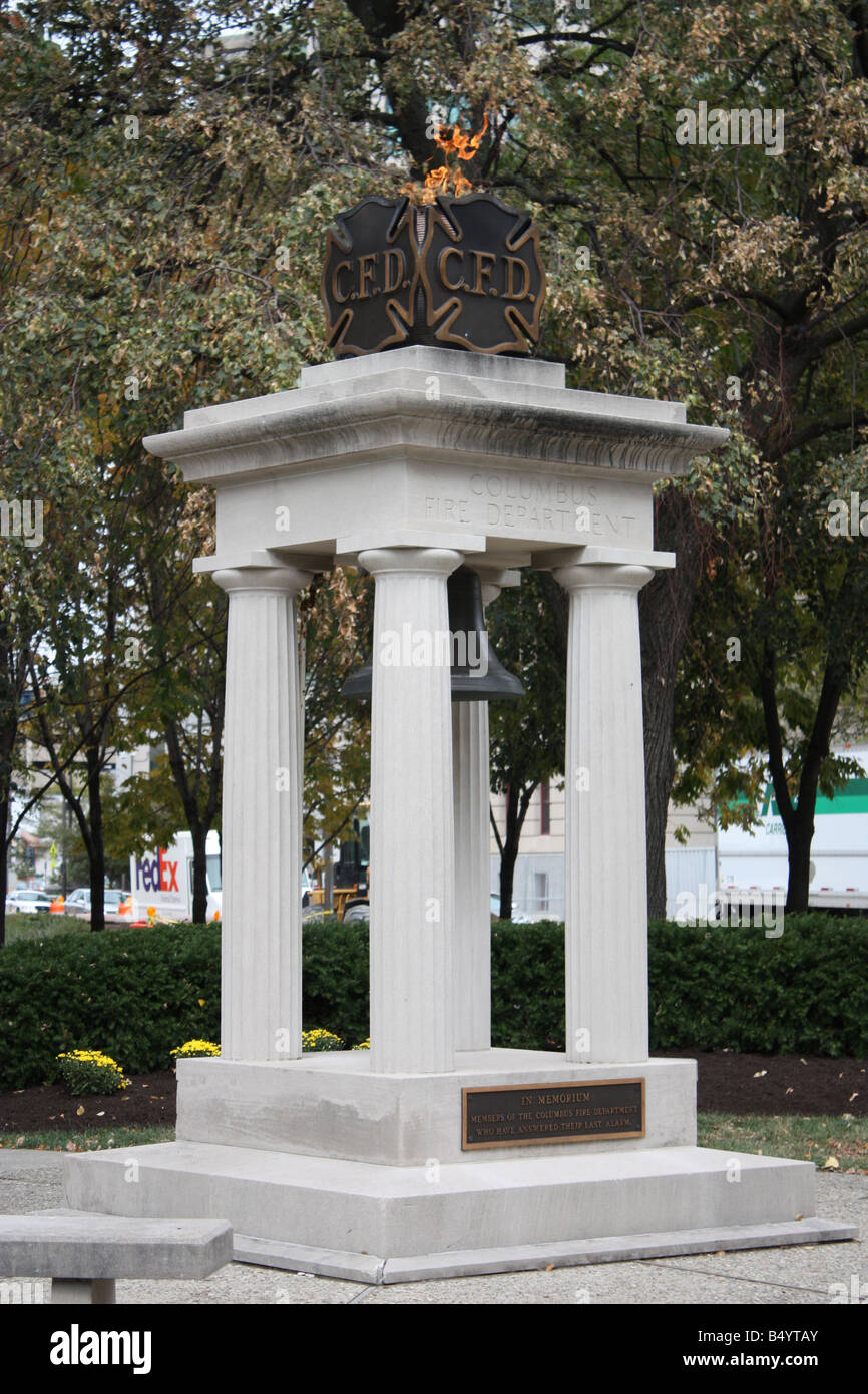 Columbus fire department memorial columbus hi-res stock photography and ...