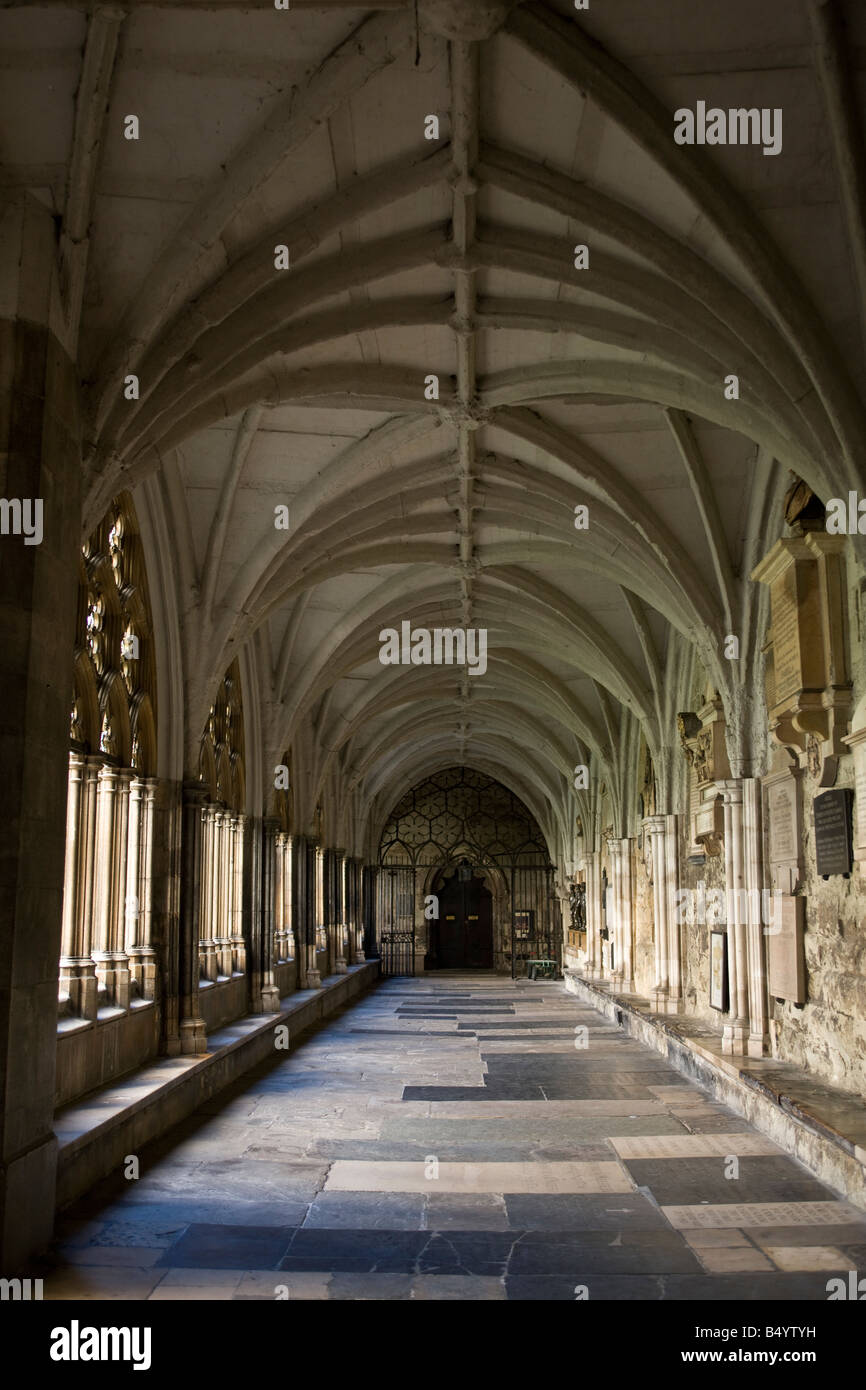 The Cloisters at Westminster Abbey London Stock Photo - Alamy