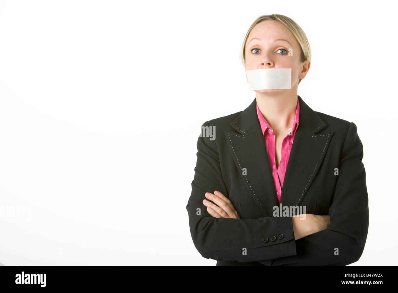Gagged woman hi-res stock photography and images - Alamy