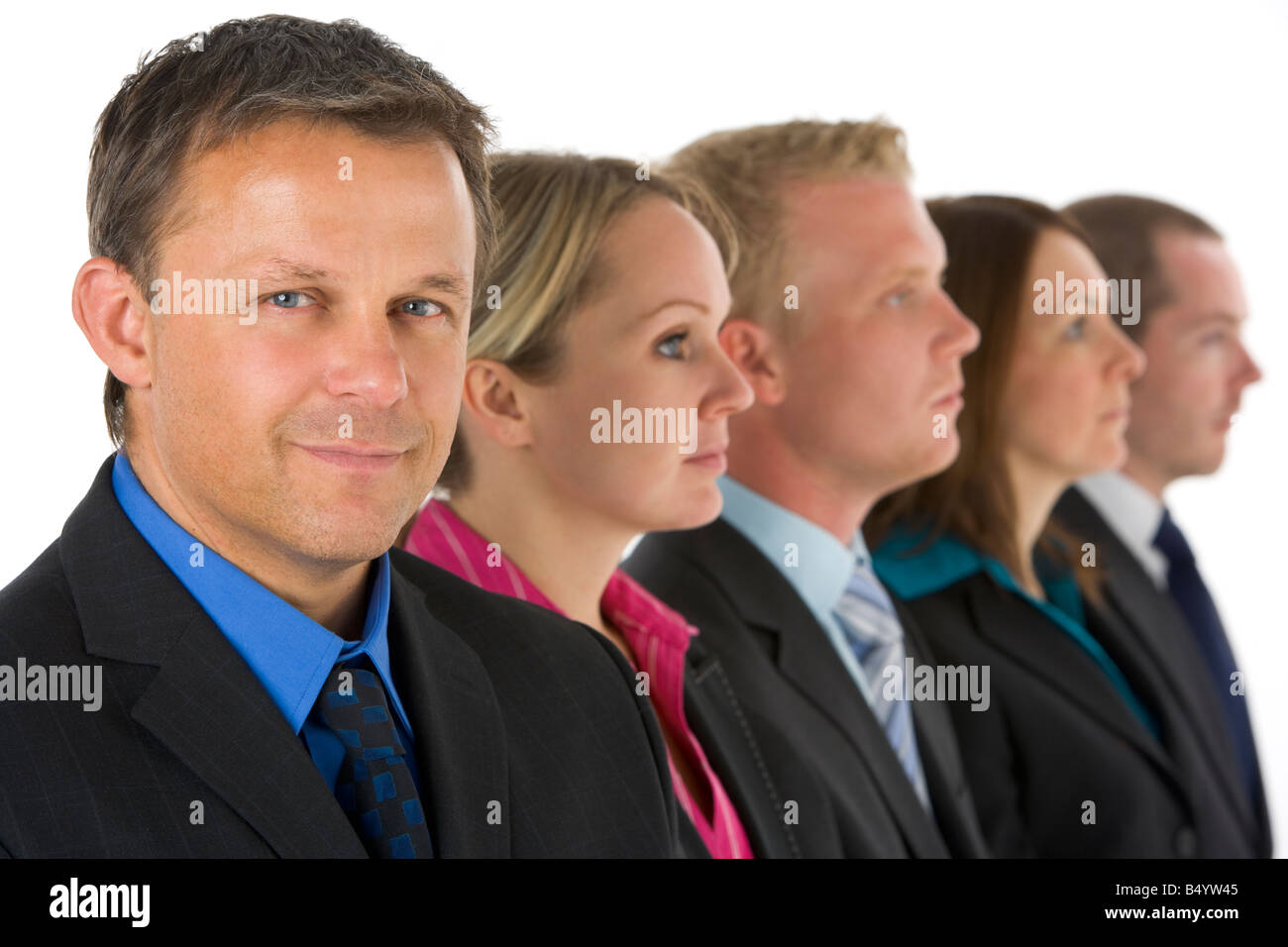 People in a line hi-res stock photography and images - Alamy