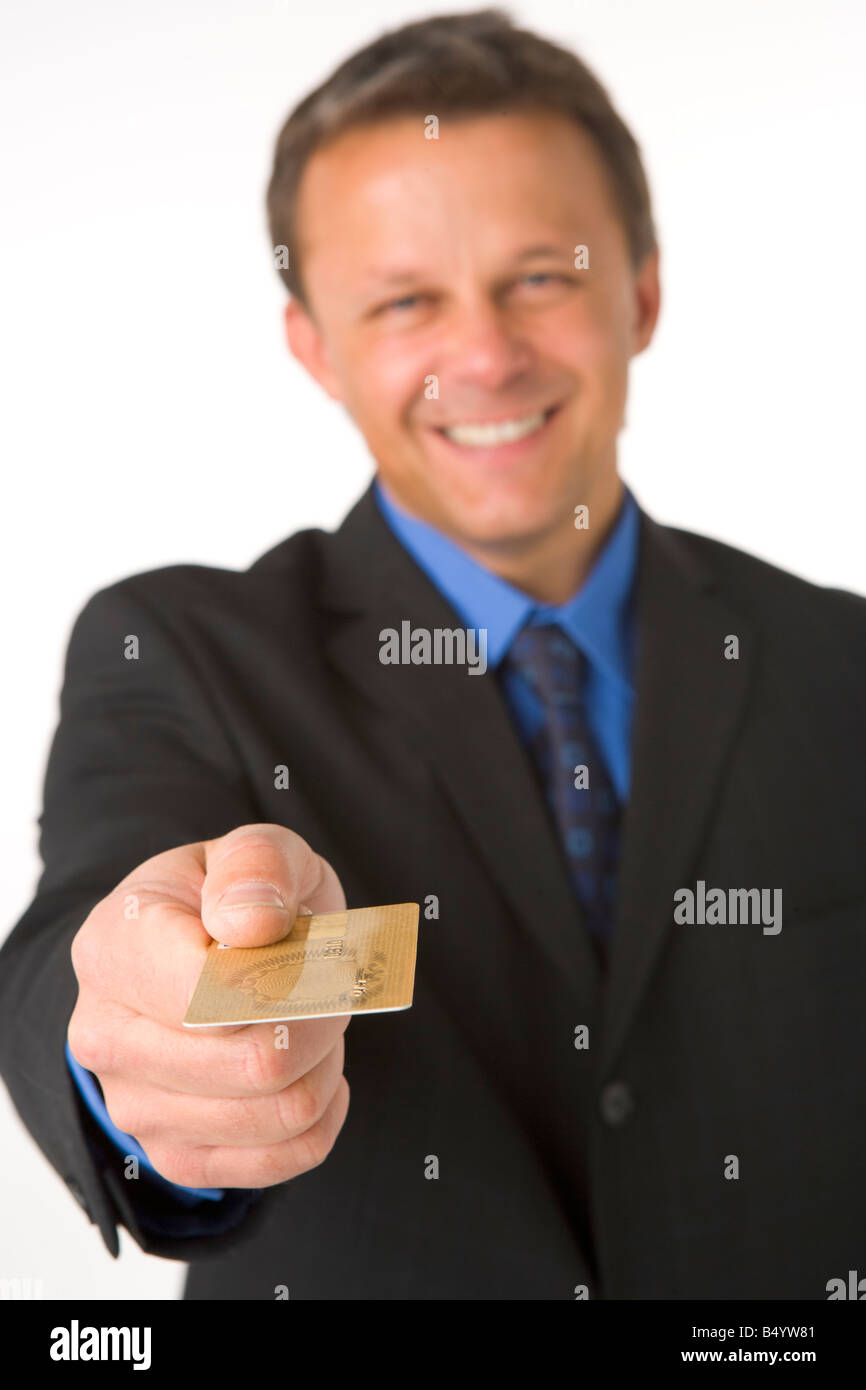 Gold business card hi-res stock photography and images - Alamy