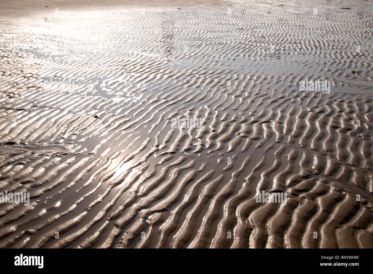 Ripples in the sand Stock Photo - Alamy