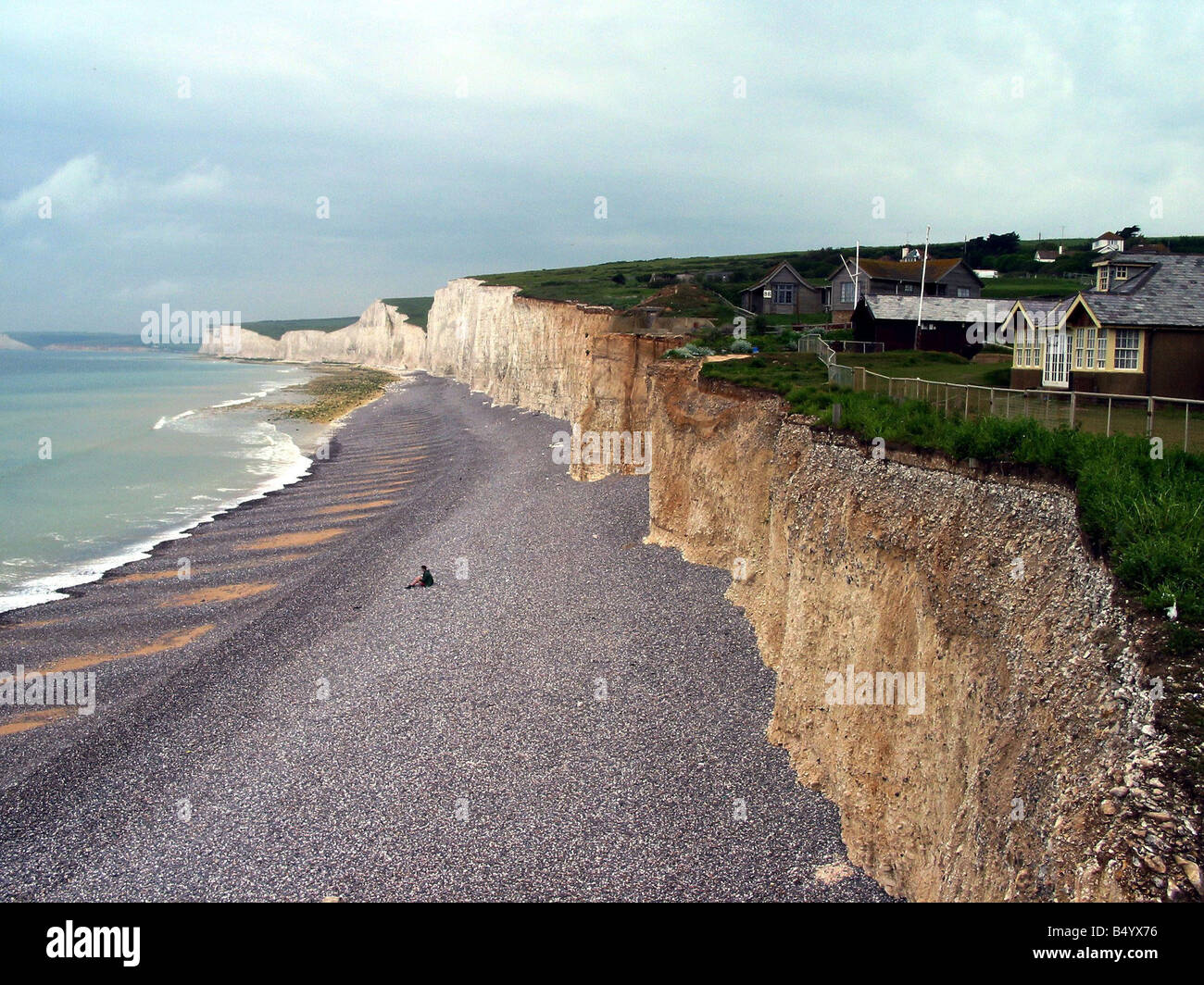 Eastbourne the size of the cliffs at Beachy Head are given some sort of ...