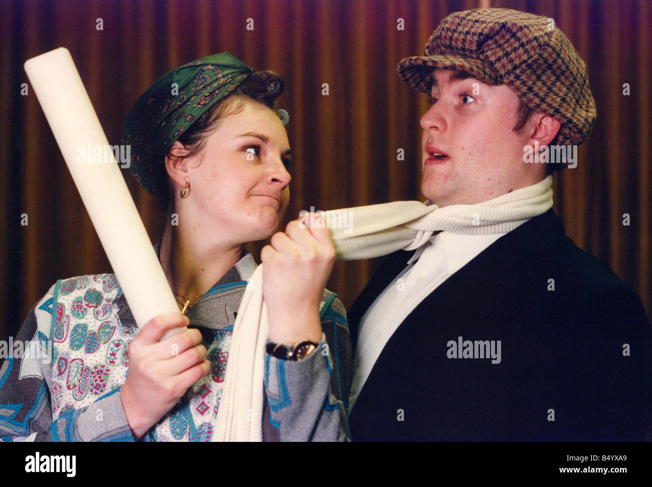 Darren Harrison as Andy Capp and Cora Ann Leanard as his wife Flo who ... Darren Harrison as Andy Capp and Cora Ann Leanard as his wife Flo who ...