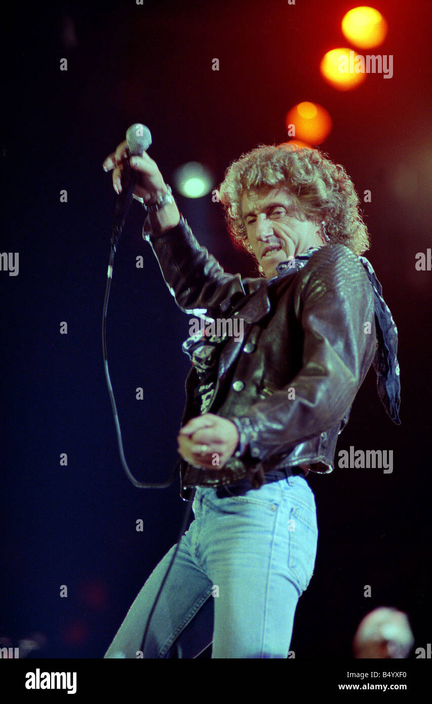 The Who in Concert October 1989 at the Royal Albert Hall Roger Daltrey ...