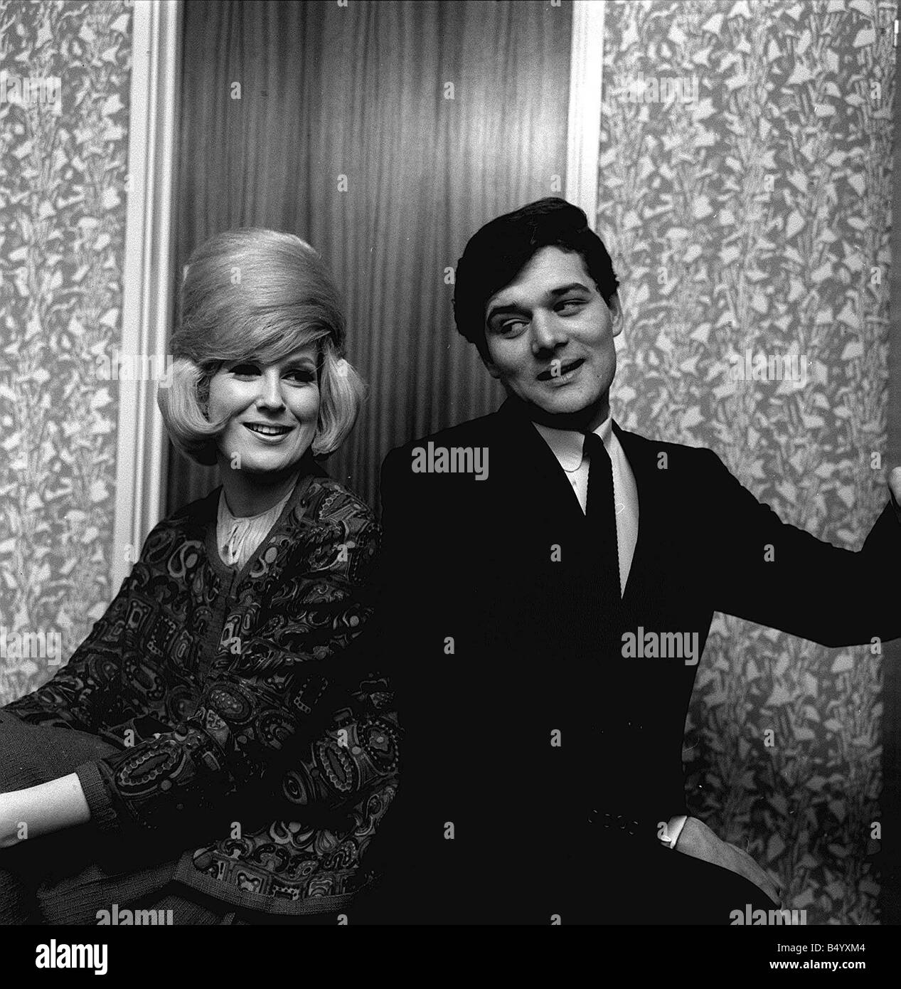 Dusty Springfield singer with pop star Eden Kane Feb 1964 in her ...