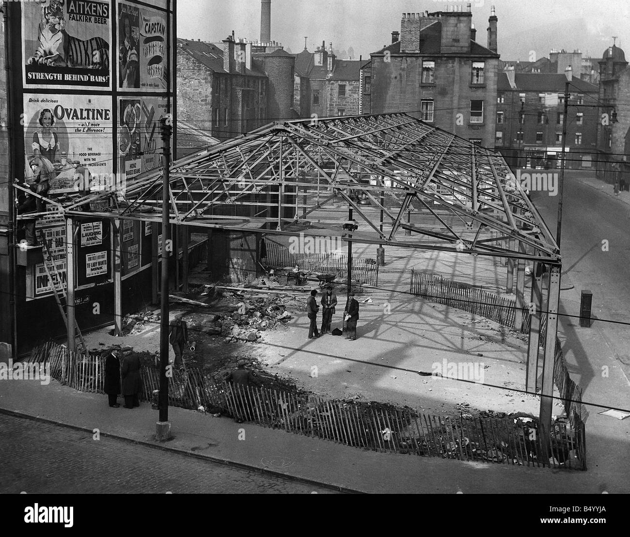 The Barrows shopping market in Kent Street 1954 steel structure just ...