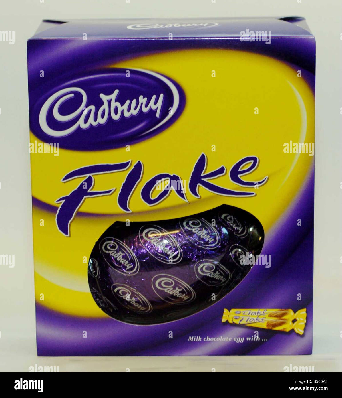 Easter egg feature 2005 chocolate eggs EASTER EGG CADBURY FLAKE Stock ...
