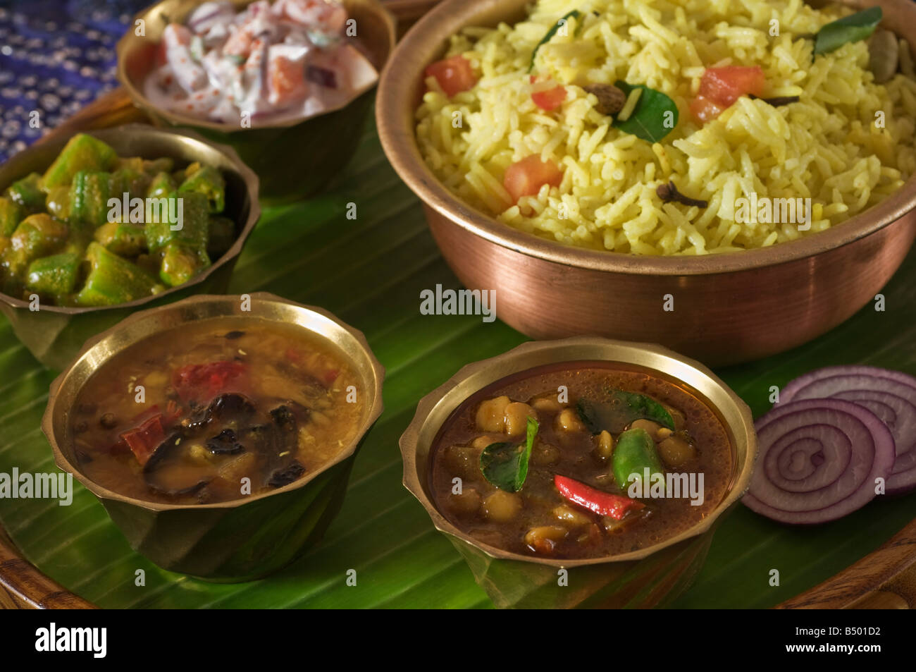 Indian thali meals hi-res stock photography and images - Alamy