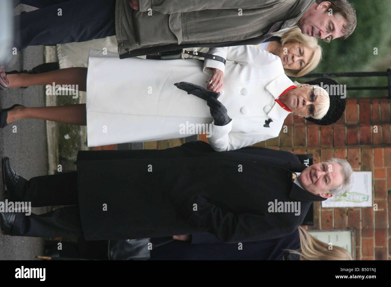 John Inman funeral Are You Being Served actors Wendy Richard and Trevor ...