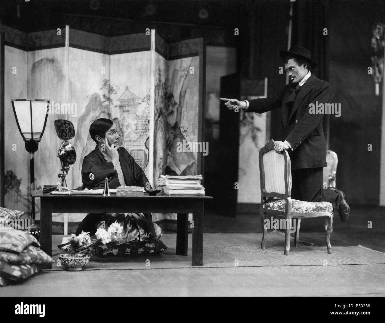 A scene from the play Typhoon at Haymarket theatre. April 1913 P000283 ...