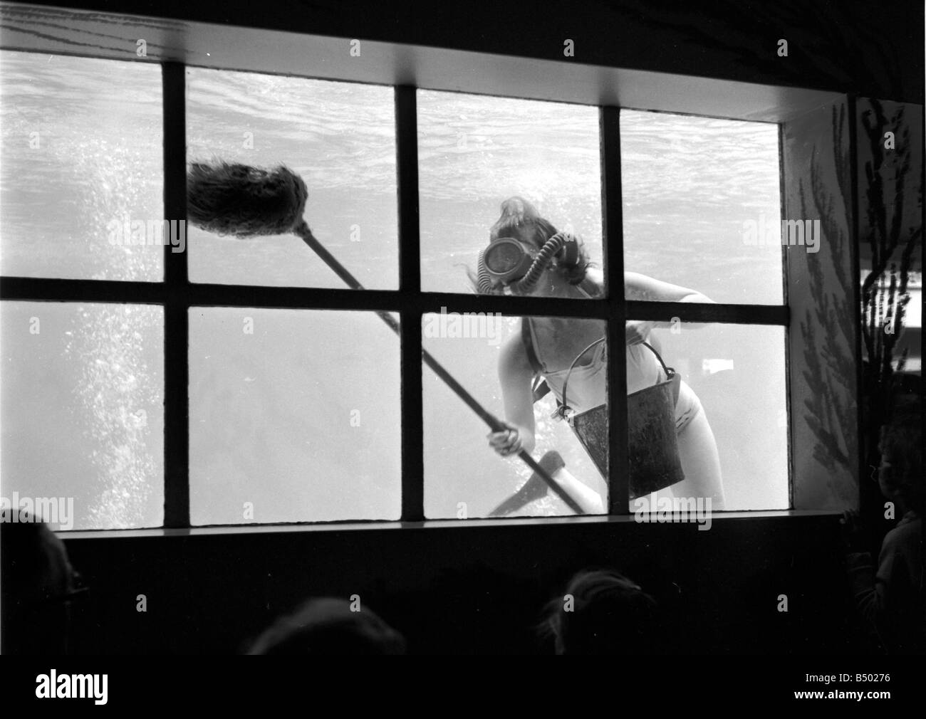 Spring Cleaning at Butlins Cliftonville;A member of the Butlins staff ...