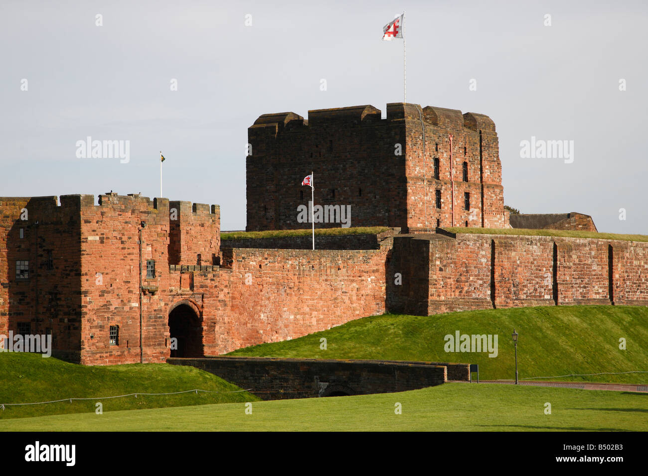 Carlisle Castle, Carlisle, Cumbria, England, United Kingdom Stock Photo ...