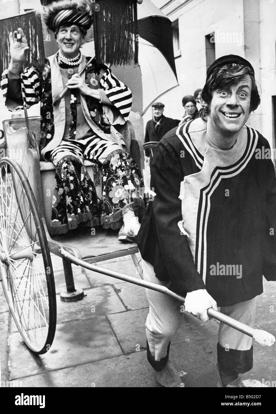 Pantomime actors Black and White Stock Photos & Images - Alamy