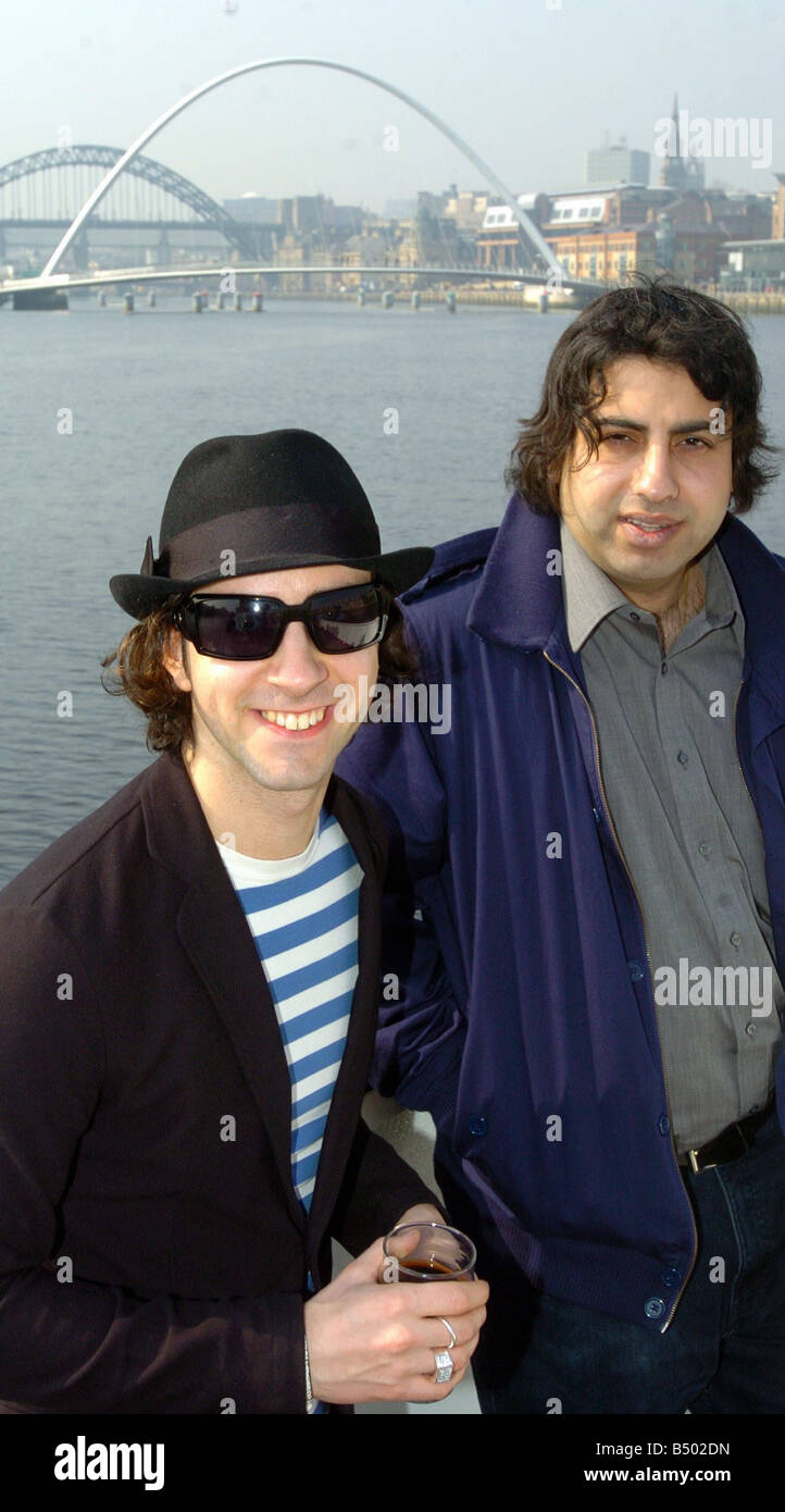 Paul Smith and Archis Tiku of Maximo Park at the launch of Evolution ...