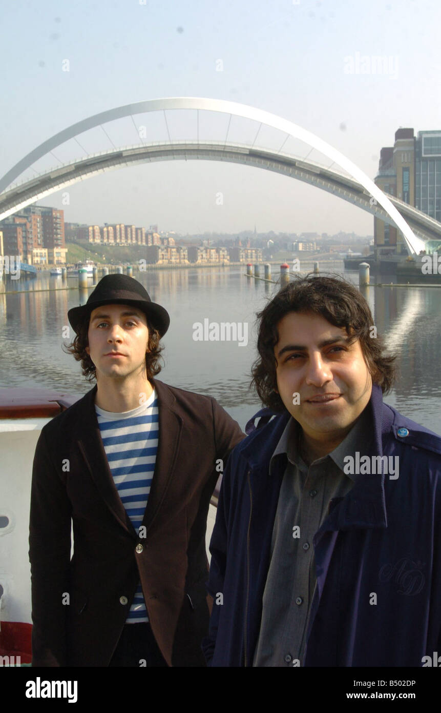 Paul Smith and Archis Tiku of Maximo Park at the launch of Evolution ...