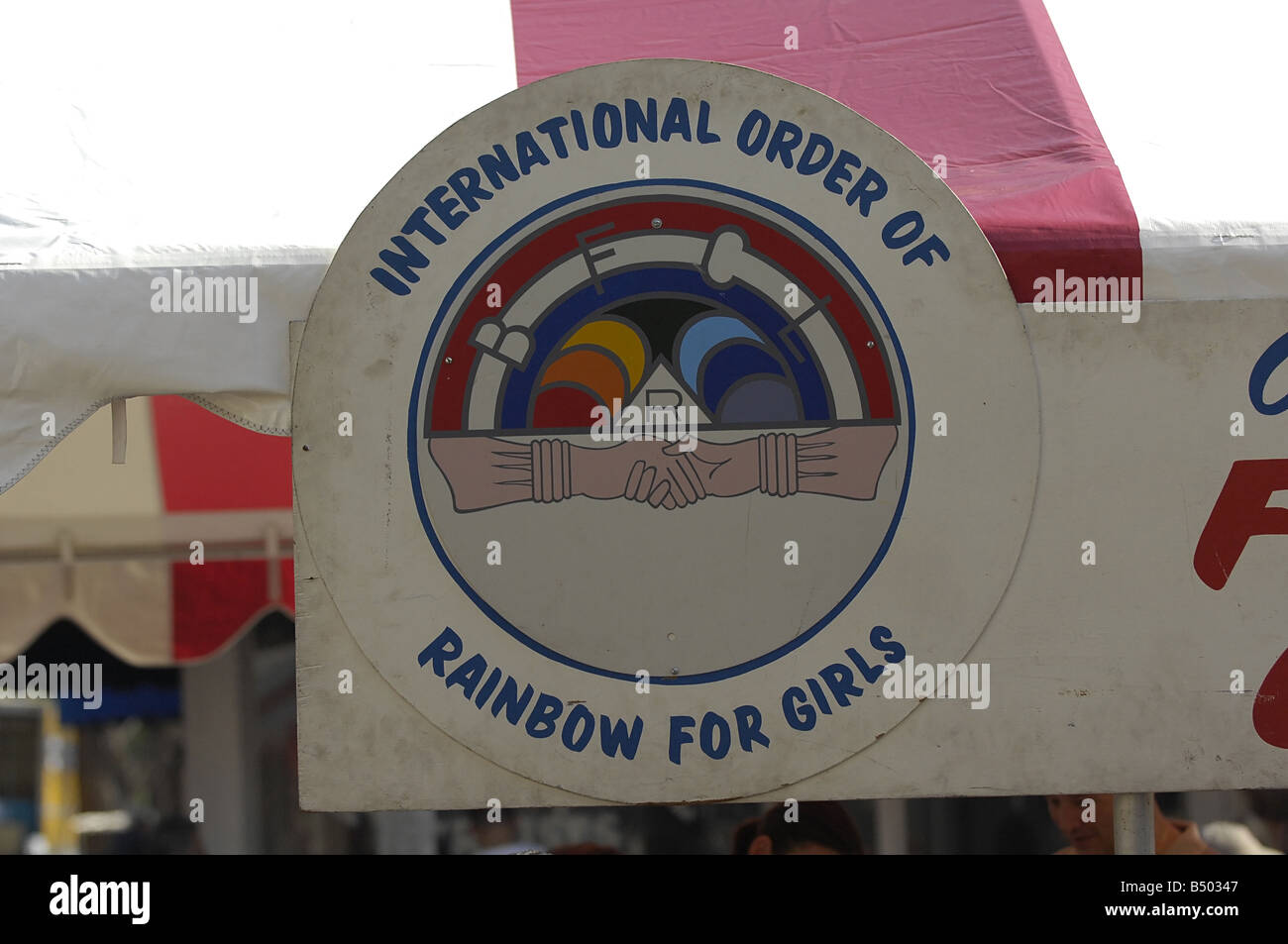 International Order of the Rainbow for Girls Stock Photo - Alamy