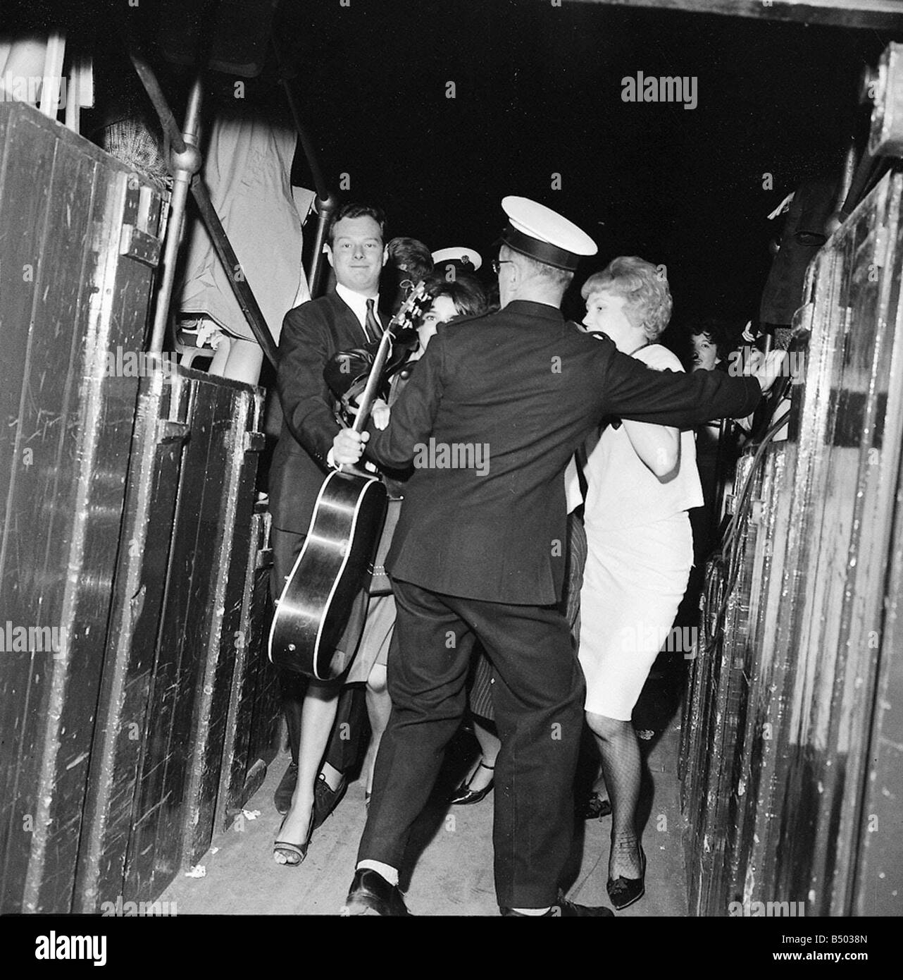 Beatles files 1963 Backstage during a Beatles concert 1963 Stock Photo ...