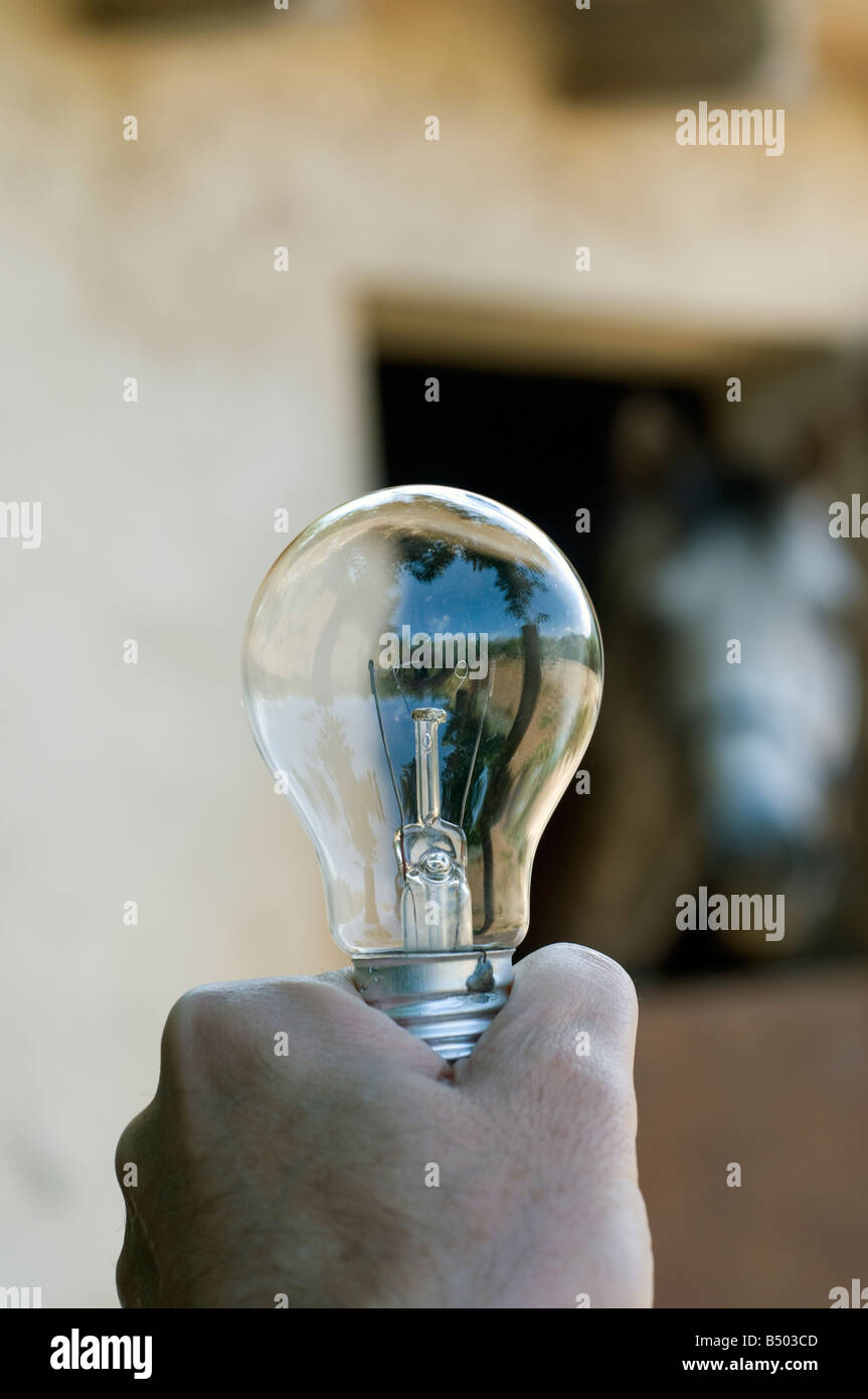 Idea Light Bulb Stock Photo - Alamy