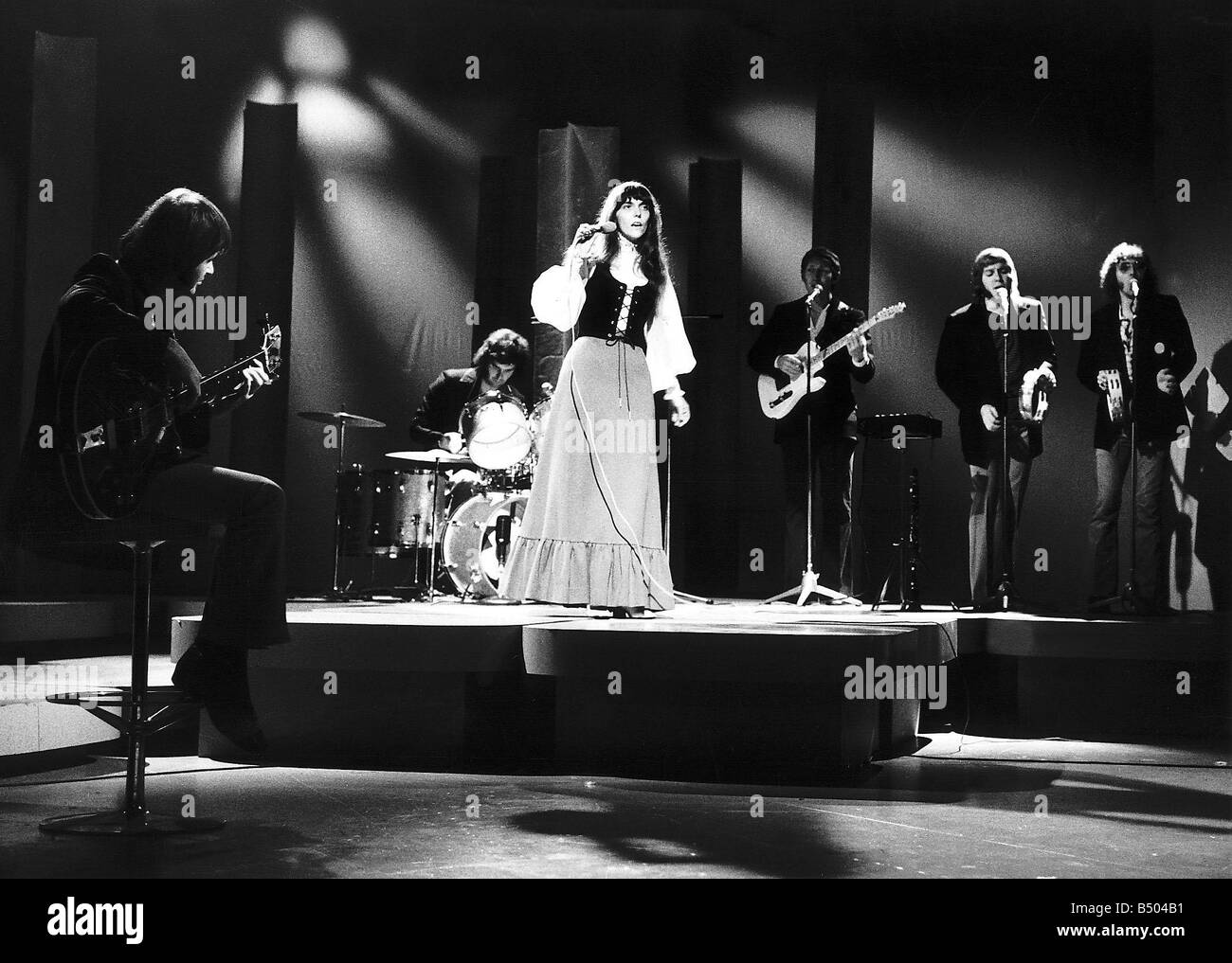 The Carpenters singing for a show on BBC TV they are topping the charts ...