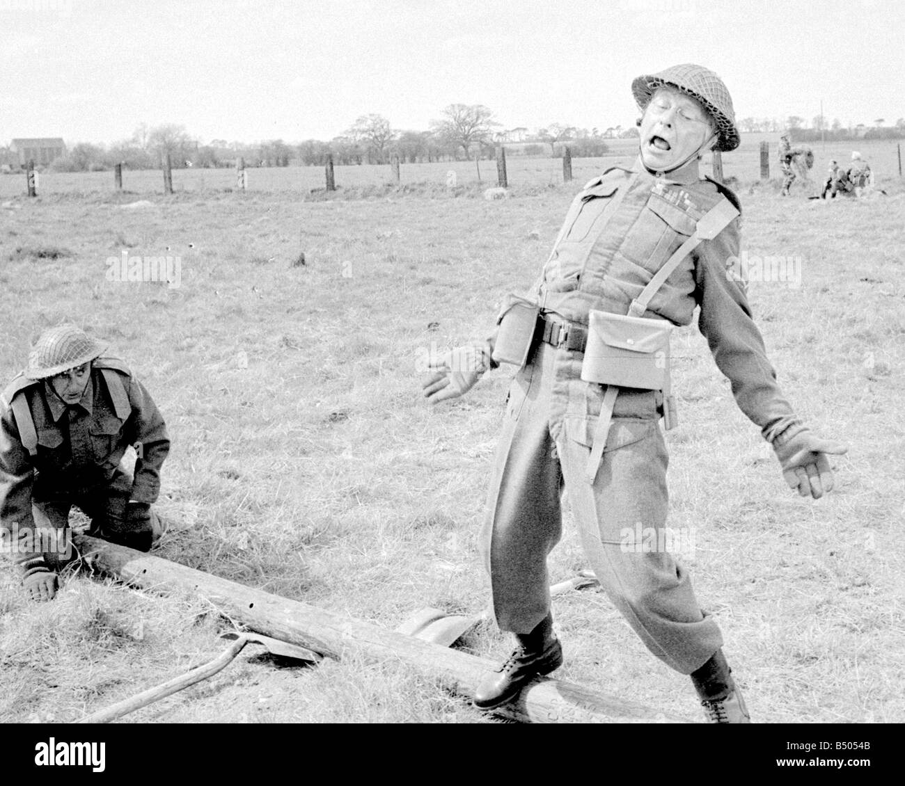 Dads Army ;Actor Clive Dunn who plays Corporal Jones right and John ...