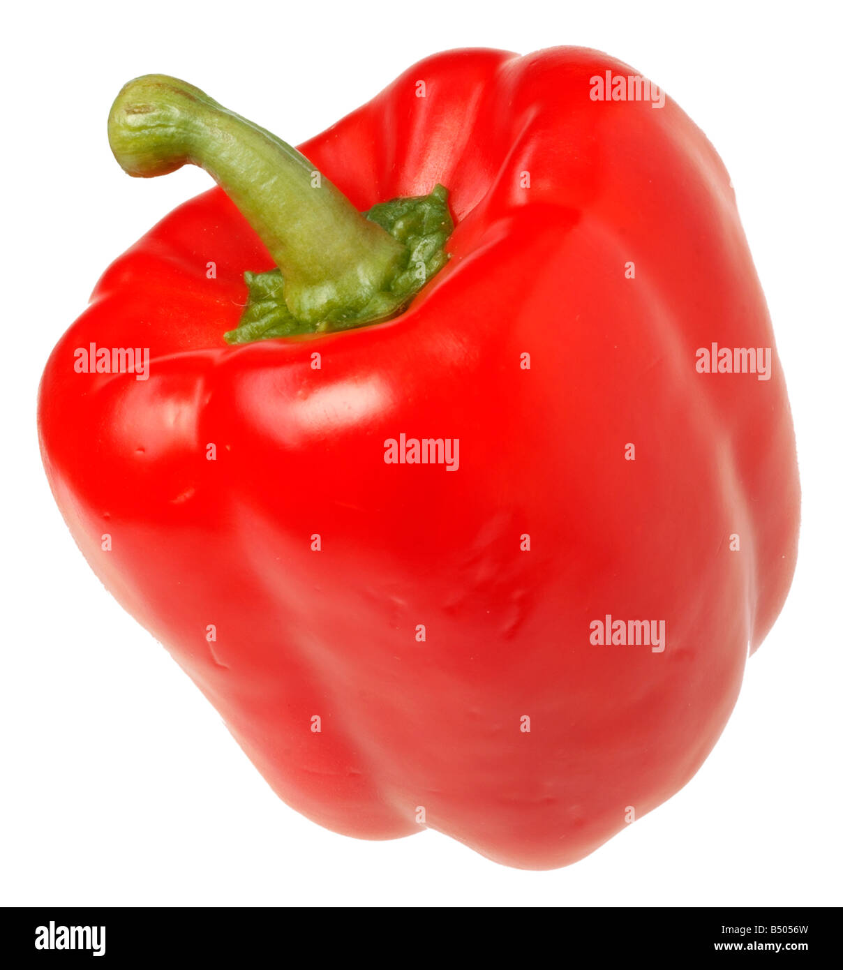 SINGLE RED BELL PEPPER CUT OUT Stock Photo - Alamy
