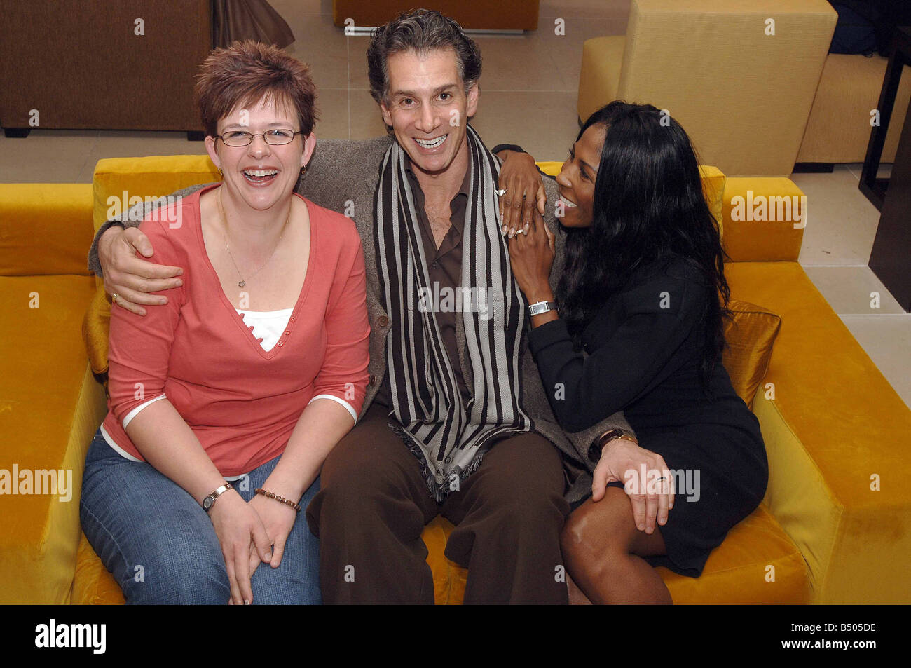 Ex Pop star Sinitta and husband Andy Willner pictured with surrogate ...