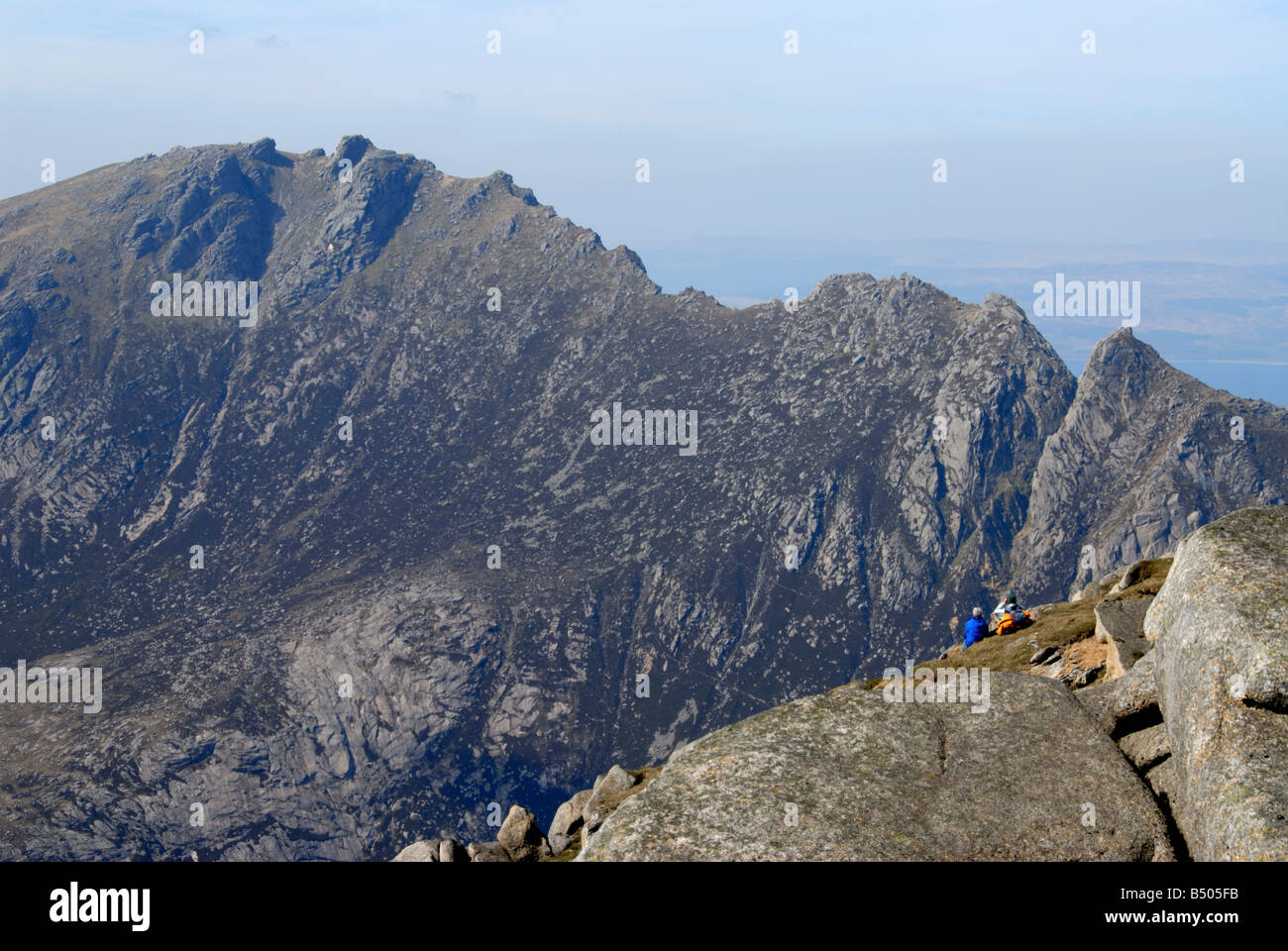 Mountain landscape of the Isle of Arran in Scotland Stock Photo - Alamy