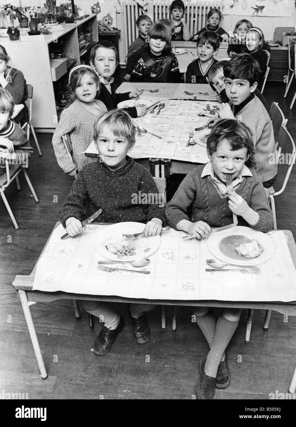 1970s classroom hi-res stock photography and images - Alamy