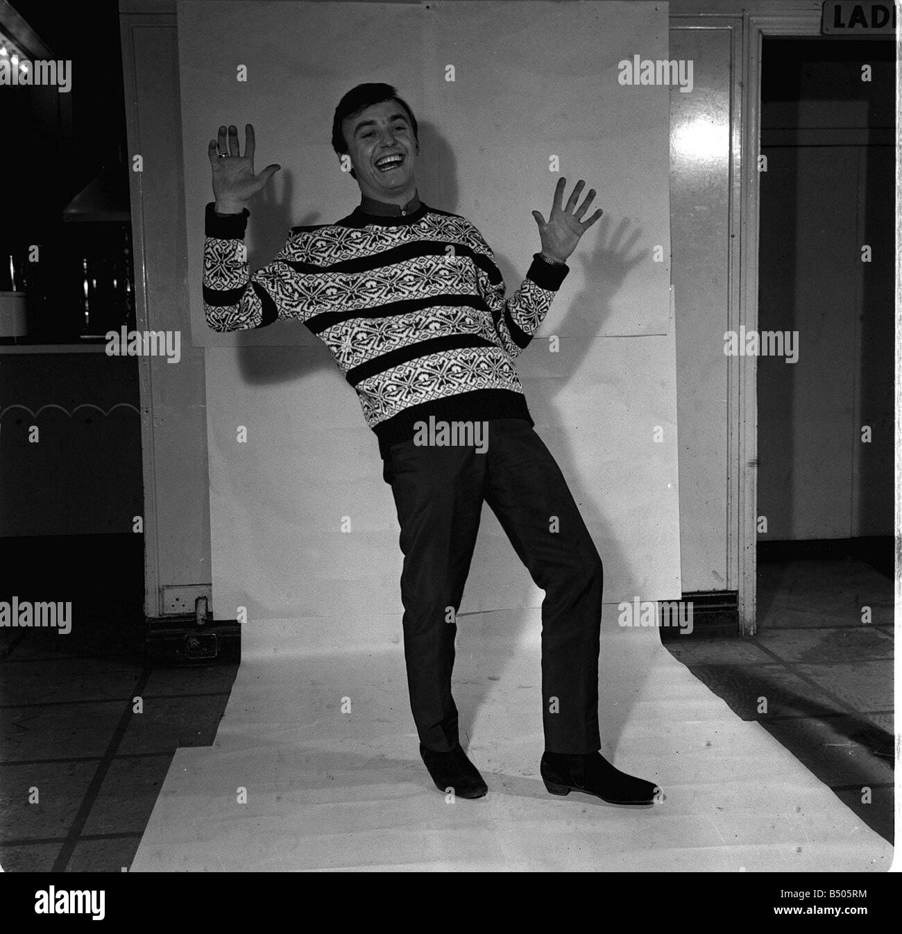 Gerry Marsden December 1963 of Gerry and the Pacemakers pop group Stock ...