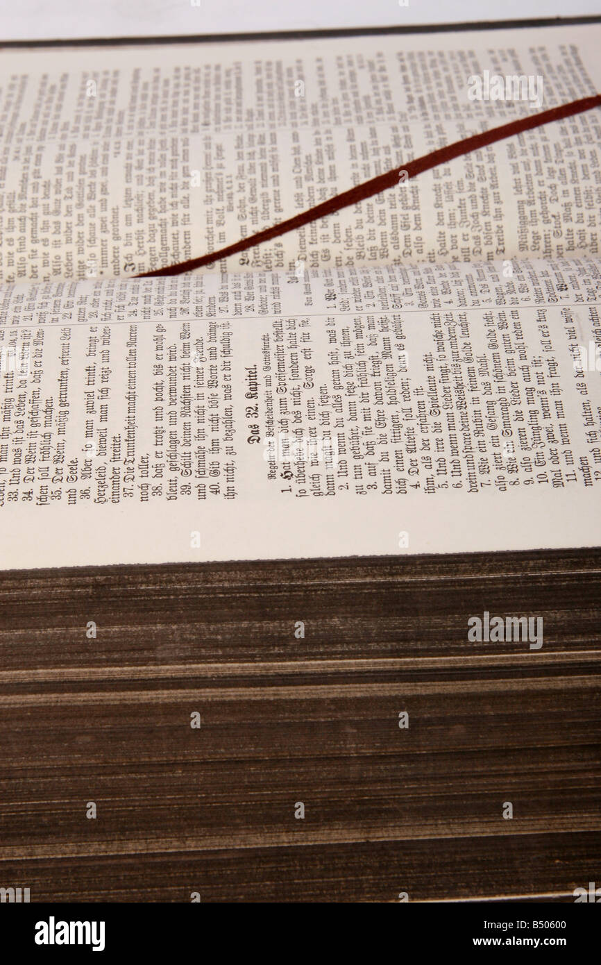 Church with open bible Cut Out Stock Images & Pictures - Alamy